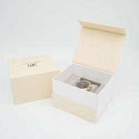 China OEM ODM Watch Box Cases White Watch Storage Boxes Durable Packaging Designs for sale