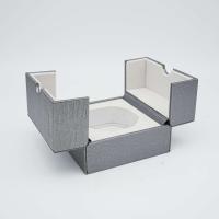 China Gray Watch Packaging Boxes Single Compartment Gift Presentation Boxes Stackable for sale