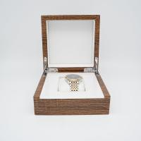 China Eco Friendly Watch Storage Case Lightweight Custom Box With Foam Insert And Removable Cushion for sale