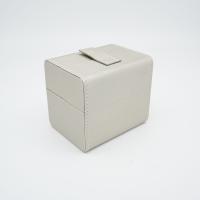 China 10X10X8cm Watch Packaging Boxes Snap Closure Single Watch Boxes White for sale