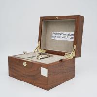 China Matte Finish Watch Packaging Boxes Featuring Velvet Interior Material Black Design Perfect for Watch Display and Storage for sale