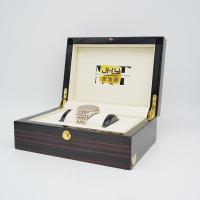 China Machine Made Glossy OEM ODM Watch Boxes Elegant Stylish Presentation Cases Perfect for Retail Display and Gift Packaging for sale
