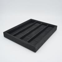 China Black Watch Display Tray Customized Watch Presentation Tray 3mm Thickness for sale