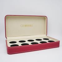China Magnetic Custom Printed Perfume Boxes Lightweight Cologne Gift Box Red for sale