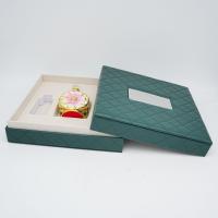 China Modern Fragrance Gift Box Water Resistant Perfume Cosmetic Packaging Green for sale
