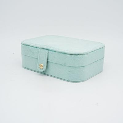 China Grey Board Jewelry Packaging Box Embossed Jewellery Organiser Boxes Green for sale