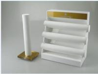 China Rubber Base Watch Display Stand 3mm Thickness Watch Holder Stand White for sale