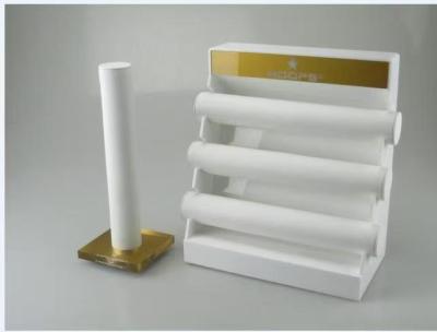 China Rubber Base Watch Display Stand 3mm Thickness Watch Holder Stand White for sale