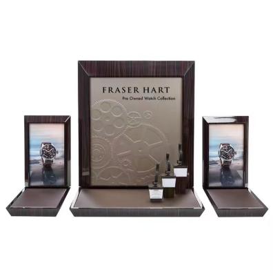 China Rotatable Adjustable Watch Storage Stand Black Wrist Watch Holders for sale