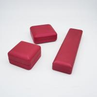 China Multi Functional Red Jewelry Box Portable Fashion Jewelry Storage Box for sale