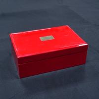 China Glossy Jewelry Packaging Box Red Embossed Jewelry Boxes Eco Friendly for sale