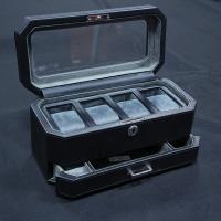 China Lightweight Watch Packaging boxes with Ribbon Closuretype designed to enhance presentation and protection of wristwatches for sale