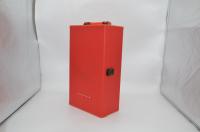China Multi Functional Flip Lid Box Orange Wine Bottles Packaging With Medium Fibreboard for sale