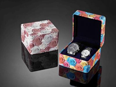 China Snap Closure Custom Watch Packaging Boxes Single Watch Capacity Sleek Packaging Design Enhancing Image and Product Appeal for sale