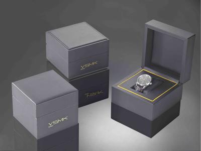 China White Watch Packaging Boxes Machine-made Velvet Interior Material Suitable for Secure Durable Storage and Gift Presentation for sale