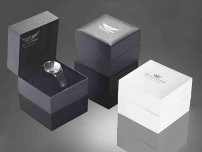 China Matte Finish Watch Packaging Boxes Retail Display Ideal for Elegant Presentation and Secure Storage of Luxury Timepieces for sale