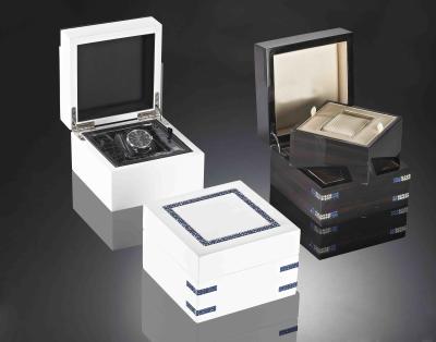 China Stackable Watch Packaging Boxes with Snap Closure Type Ideal Gift Packaging Solution Delivering Secure and Stylish Design for sale