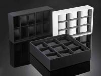 China White / Black Watch Display Trays Rotatable Adjustable Watch Storage Tray for sale