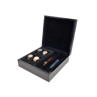China Lightweight Watch Packaging Boxes with Ribbon Closuretype and Water-resistant Coating Providing Durable Secure Packaging for sale