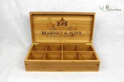 China OEM / ODM Tea Storage Box Compact Wooden Tea Box Organizer 15X10X8cm for sale