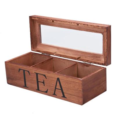 China Compact Tea Storage Box Rectangular Custom Tea Boxes Lightweight for sale