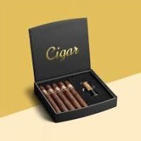 China Black Custom Cigar Box Luxury Small Cigar Box 1.5 Kg Holds Up To 20 Cigars for sale