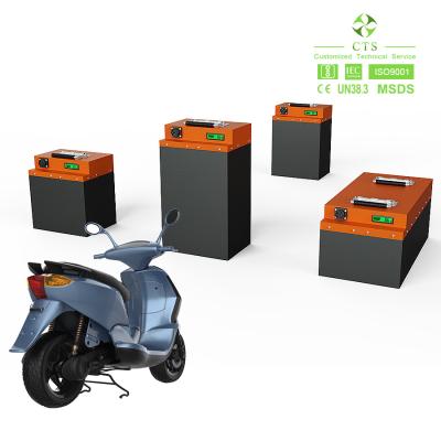 China 60V 48V 60V 50ah 60ah Deep Cycle Lithium Battery For Electric Vehicle Ebike Motorcycle for sale