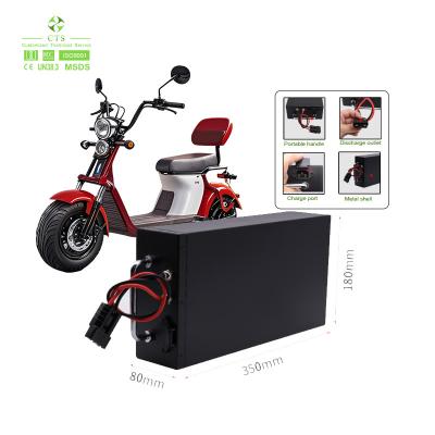 China CTS Lithium Battery Pack with BMS 36V/48V/72V 40Ah/50Ah/60Ah for Motorcycles & Electric Scooters for sale