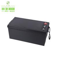 China LCD Display 12.8V 200Ah Lithium RV Deep Cycle Battery For Camper for sale