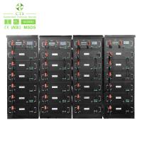 China LFP Solar 100Ah High Voltage Lithium Ion Battery Pack 40kWh RS485 for sale