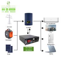 China ESS 24V 48V 100Ah 200Ah Lithium Ion Battery Pack 5KW 10KW LiFePO4 Rack With Cabinet for sale
