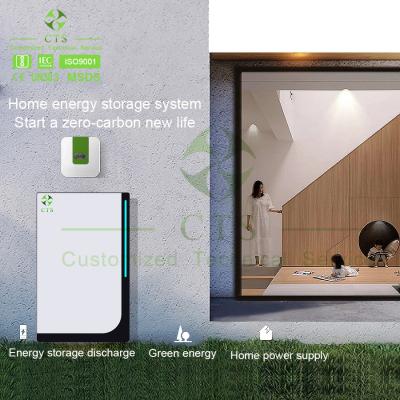 China Powerwall Home Storage Lifepo4 Battery 48V 100ah 200ah 5kwh 10kwh Wall Mounted for sale
