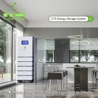 China CTS Solar Battery Storage System 20kwh 30kwh 48v With 5kw Hybrid Inverter for sale