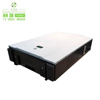 China CTS Powerwall Battery 48V 100AH 200ah LIfepo4 Power Wall 5KWH 10KWH for Home solar storage for sale