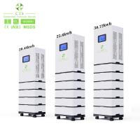 China 51.2v 100ah 200ah 300ah lifepo4 all in one lithium iron battery stack with hybrid inverter for sale