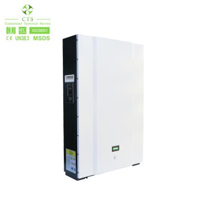 China Wall Mounted Home Energy Storage Lithium Ion Battery Solar System 5kw 48v 100ah for sale