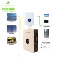 China Home Solar Energy Storage System 51.2V 100Ah 5kwh Lithium Ion Battery with long cycle life for sale