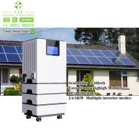 China Hot Sale 48v 100ah 200ah Lifepo4 Battery Stackable Solar Systems Lithium Ion Battery for Home Use for sale
