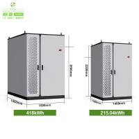 China Solar Commercial Energy Storage Battery System 215kWh 418kWh AC Voltage 400V High Voltage for sale