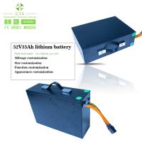 China 52V Electric Bike Lithium Ion Battery 60V 72v E Scooter 52v 35ah With Biuld In BMS for sale