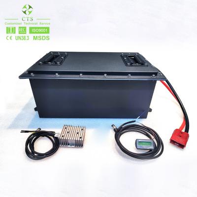 China Long Life Deep Cycle 48V 30ah 72V 50ah 96V 80ah Lithium Battery for Golf Cart for sale