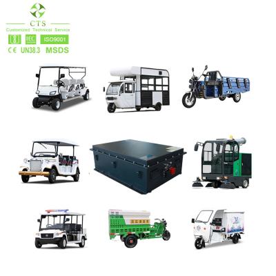 China Cts oem battery pack with smart BMS 72V 200Ah lithium-ion battery for electric vehicle car for sale