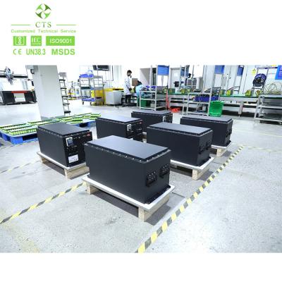 China Customizable Capacity 48V 200Ah 400Ah LiFePO4 Battery Pack for Refrigerated Trucks CTS Vehicle-Mounted Energy Storage for sale