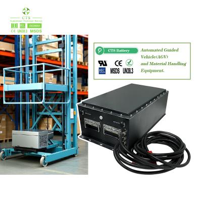 China CTS Electric Forklift Battery 48V 51.2V 460Ah 23KWH Lifepo4 lithium battery for sale