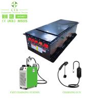 China 96V EV car lifepo4 battery, lithium battery packs 100ah 200ah with liquid cooling system for sale