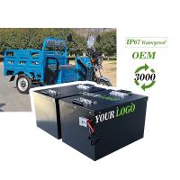 China CTS OEM Electric Tricycle Lithium Battery 48v 60v 72v 105Ah Lifepo4 E Rikshaw Electric Tricycle Battery for sale