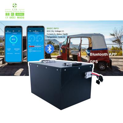 China Long-Lasting 64V Lithium Ion Battery for Electric Three-Wheeled Vehicles 100AH 150AH 200AH for sale