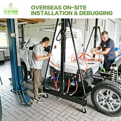 China Electric enegineering machinery 537.6v 80kwh Ev Lifepo4 Battery Pack 400v 600v for sale