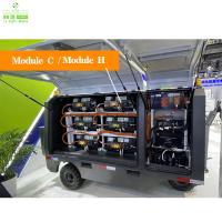 China High Voltage Lithium Battery System 614V 105Ah 206Ah for Airport Ground Service Equipment GPU Mobile Aircraft Ground Power Unit for sale