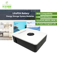 China 48V 51.2V 100Ah 200Ah 300Ah 400Ah Options From 5kWh to 20kWh Lithium Lifepo4 Back Batteries Units for sale
